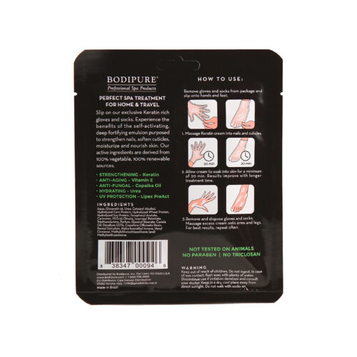 Keratin Gloves & Socks Combo pack - Bodipure Professional Spa Products