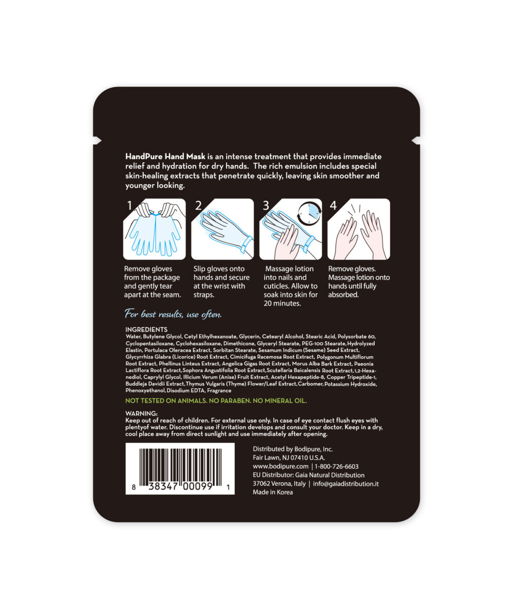 HandPure Hand Mask - Bodipure Professional Spa Products