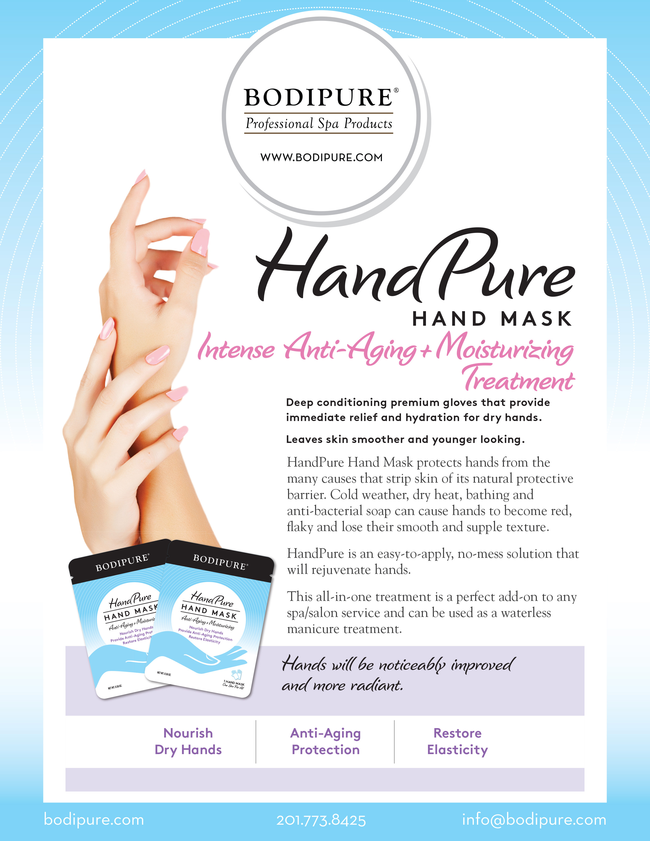 HandPure Hand Mask - Bodipure Professional Spa Products
