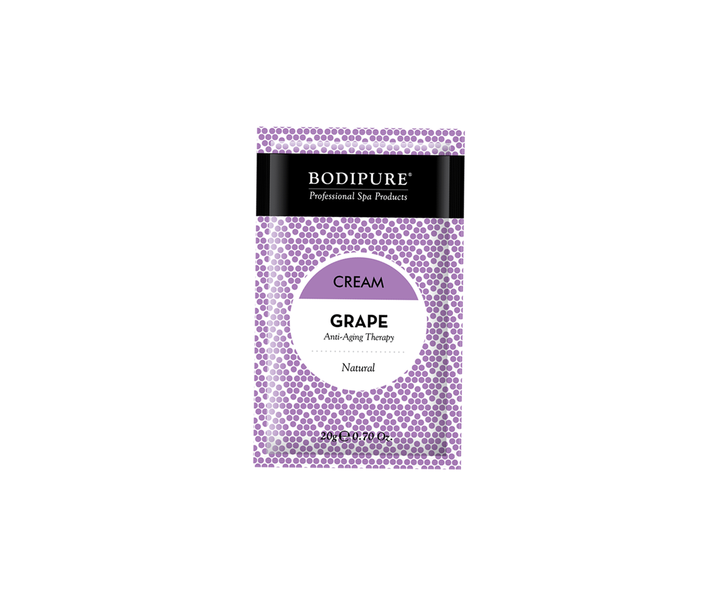 Grape massage cream - single use 100 packs