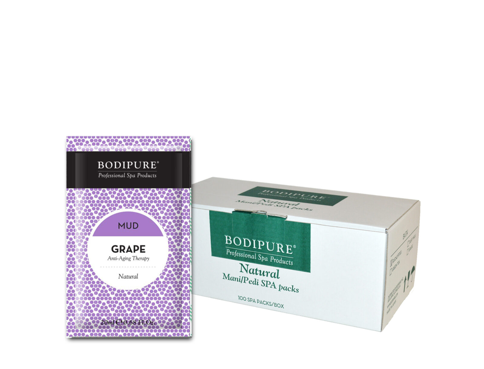 Grape Body Mud - Single use 100 packs - Bodipure Professional Spa