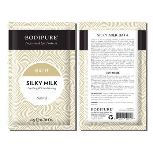 Silky Milk Body Bath-single use 100 packs - Bodipure Professional Spa ...