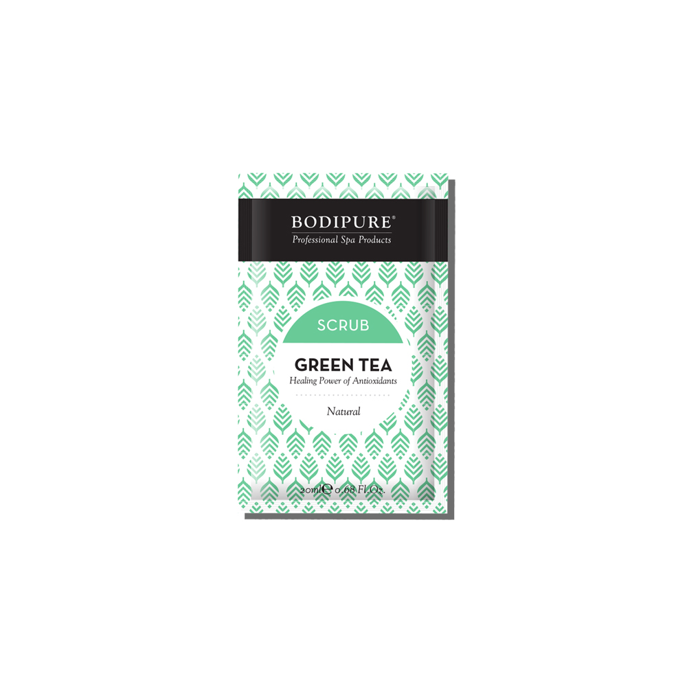 Green Tea Body Scrub- single use 100 packs - Bodipure Professional Spa ...