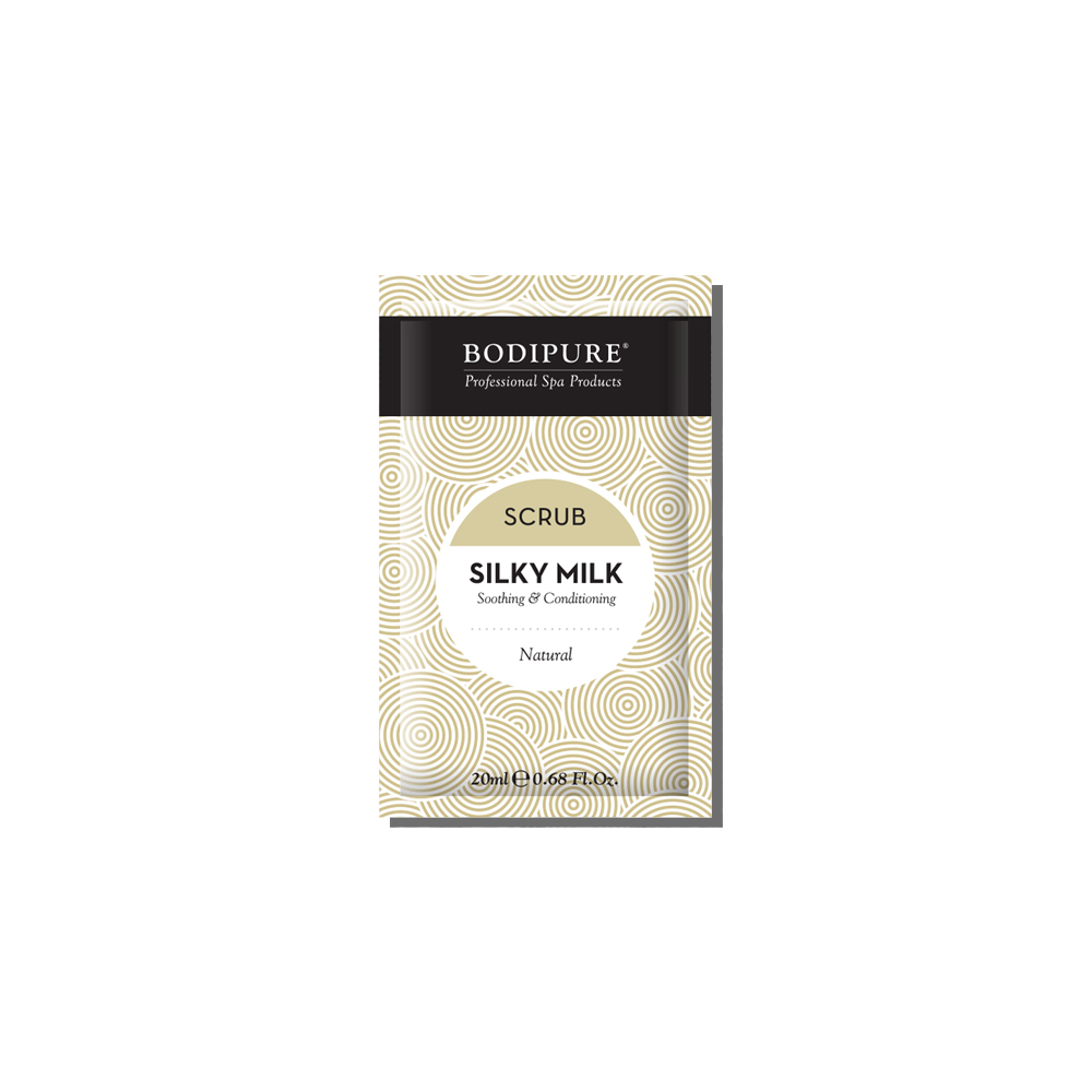 Silky Milk Body Scrub- single use 100 packs - Bodipure Professional Spa ...